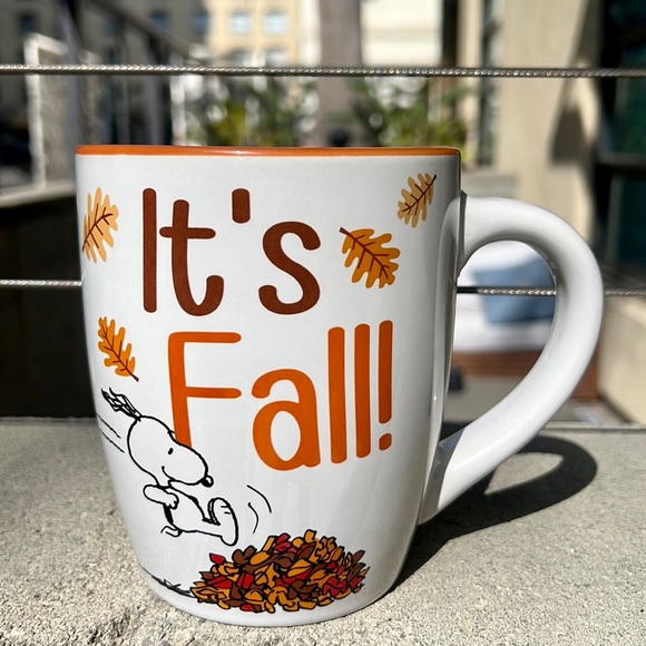 Peanuts | Other | Extra Large Peanuts Its Fall Snoopy Mug | Poshmark